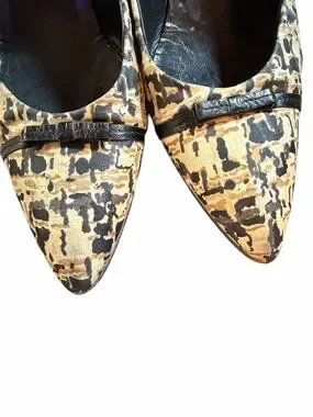 Prada | Shoes | Vintage Prada Leopard Print Pointed Toe Bow Pumps Size ...